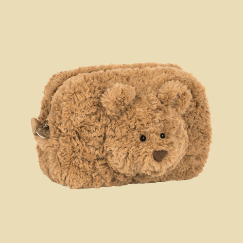 Bartholomew Bear Pouch – Fuzzy Friends Si