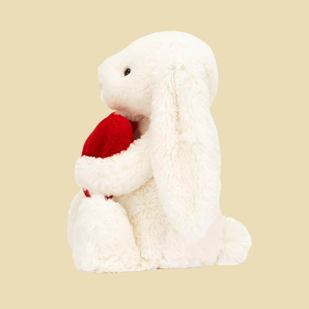 Bashful Red Love Heart Bunny – Fuzzy Friends Si